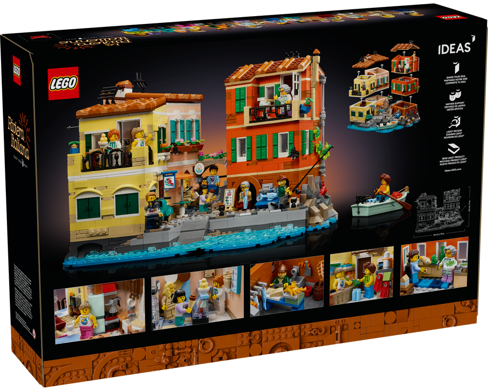 LEGO Set 21359-1 Italian Riviera (2025 LEGO Ideas and CUUSOO ...