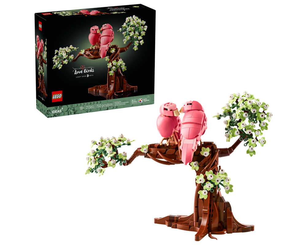 LEGO Set 21365-1 Love Birds (2026 LEGO Ideas and CUUSOO) | Rebrickable ...