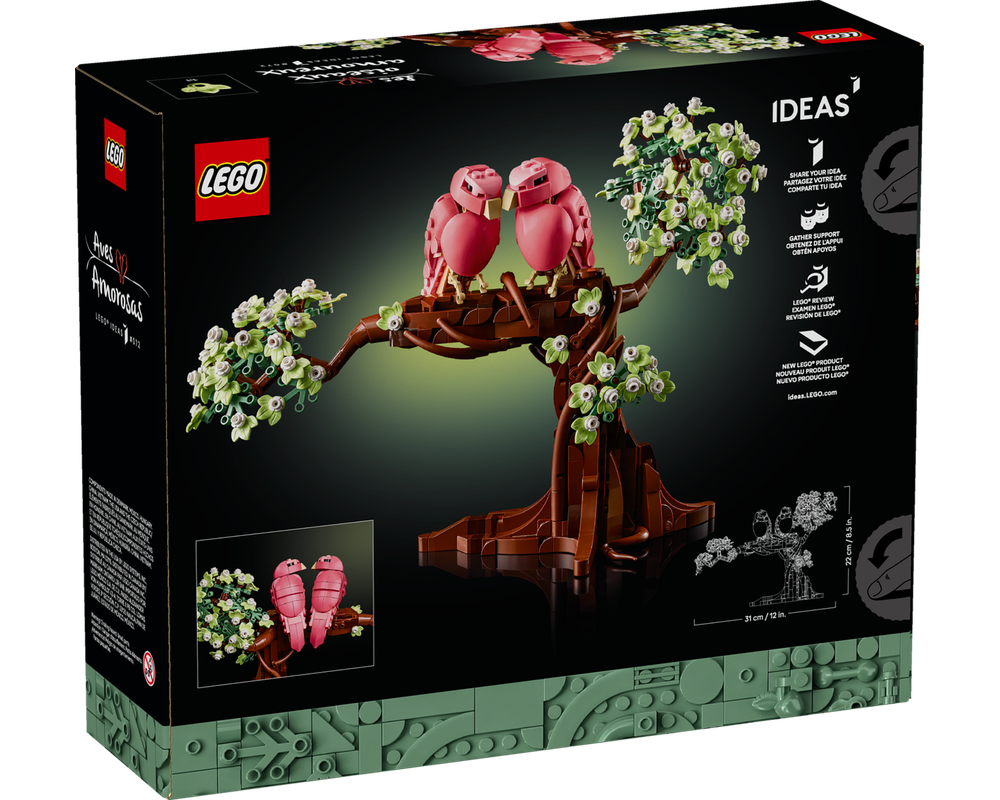LEGO Set 21365-1 Love Birds (2026 LEGO Ideas and CUUSOO) | Rebrickable ...
