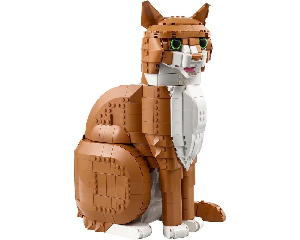 LEGO Set 21376-1 Orange Cat (2026 LEGO Ideas and CUUSOO) | Rebrickable ...