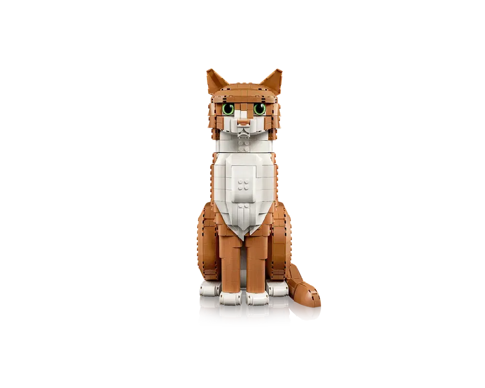 LEGO Set 21376-1 Orange Cat (2026 LEGO Ideas and CUUSOO) | Rebrickable ...