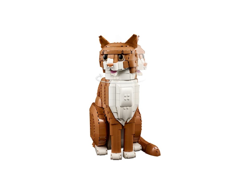 LEGO Set 21376-1 Orange Cat (2026 LEGO Ideas and CUUSOO) | Rebrickable ...