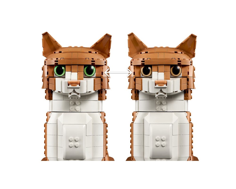 LEGO Set 21376-1 Orange Cat (2026 LEGO Ideas and CUUSOO) | Rebrickable ...