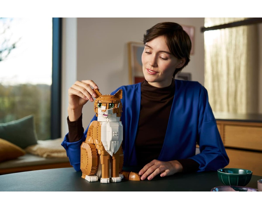 LEGO Set 21376-1 Orange Cat (2026 LEGO Ideas and CUUSOO) | Rebrickable ...