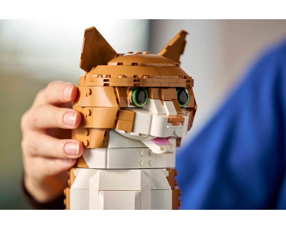 LEGO Set 21376-1 Orange Cat (2026 LEGO Ideas and CUUSOO) | Rebrickable ...