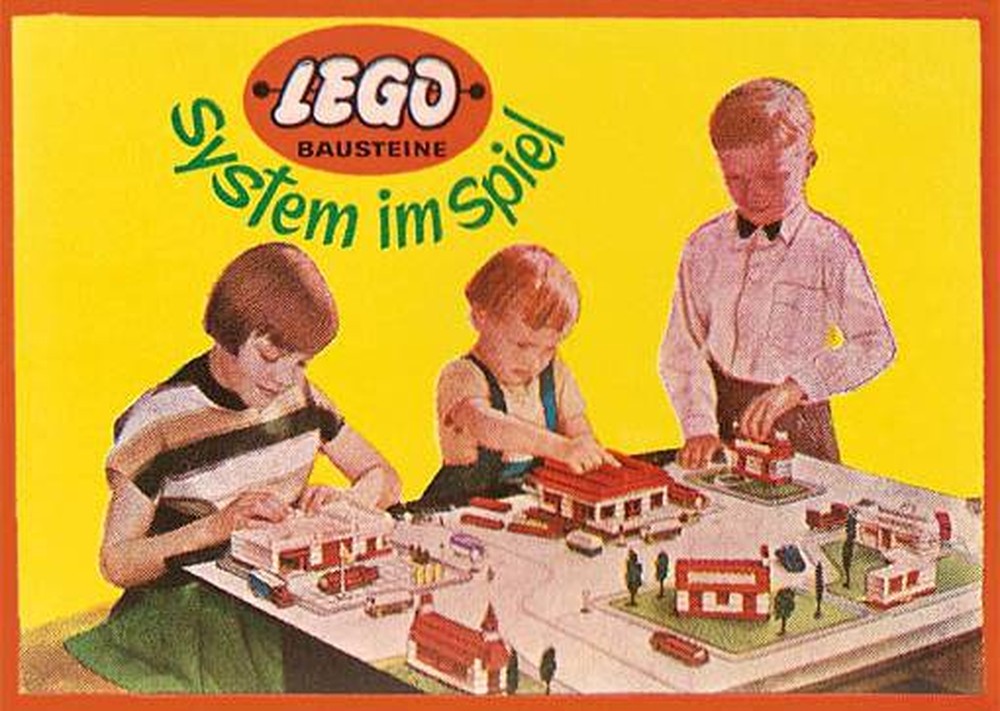 LEGO Set 215-4 2 x 8 Mursten Bricks (EUR) (1956 System > Supplemental ...