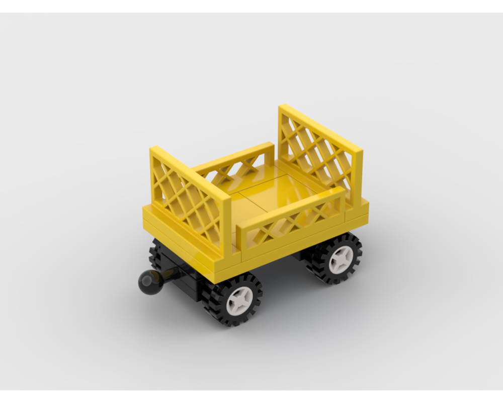 LEGO Set 2150-1-s2 Luggage Cart (1996 Train > 9V) | Rebrickable - Build ...