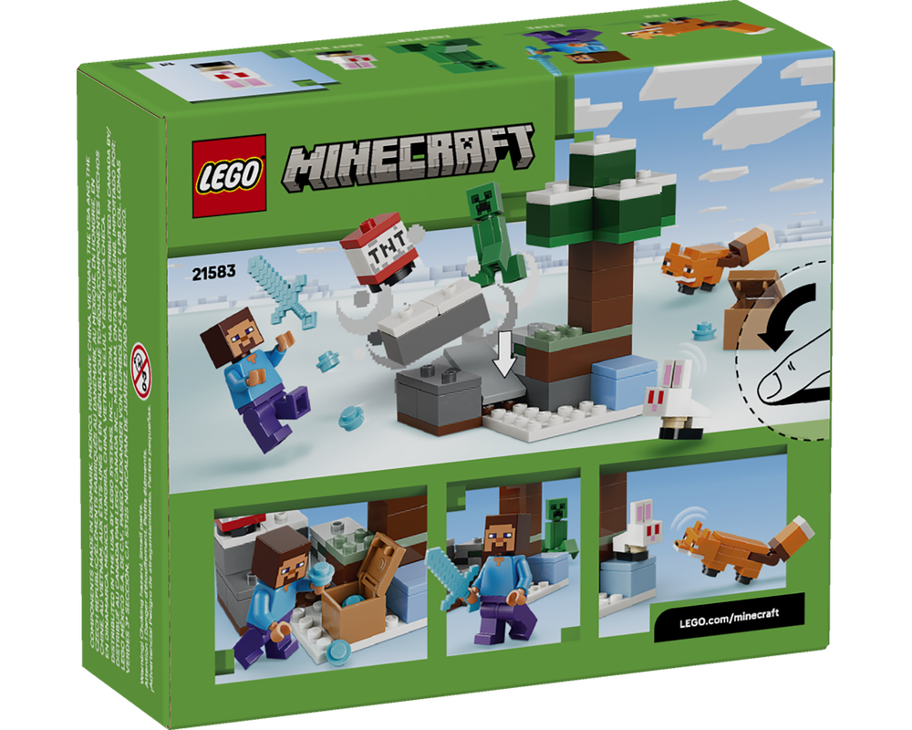 LEGO Set 21583-1 Steve's Taiga Adventure (2026 Minecraft) | Rebrickable ...
