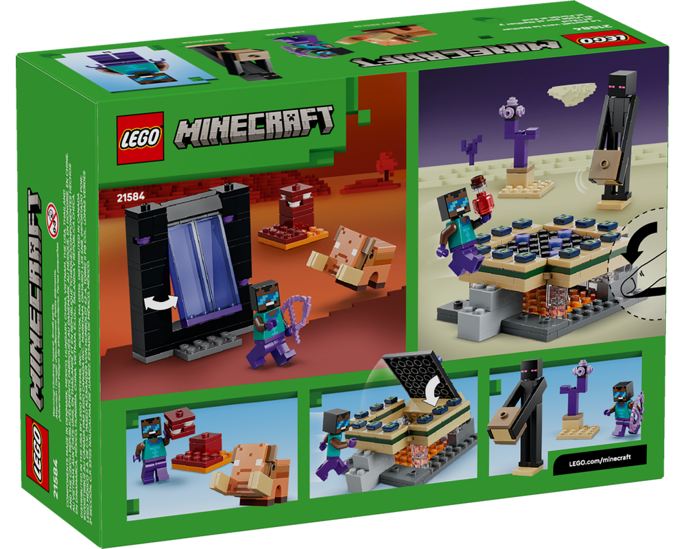 LEGO Set 21584-1 Nether & End Portal Journey (2026 Minecraft ...