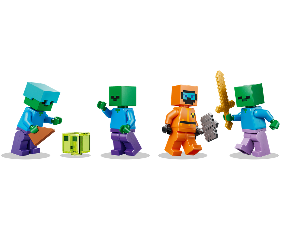 LEGO Set 21587-1 Zombie Dungeon (2026 Minecraft) | Rebrickable - Build ...