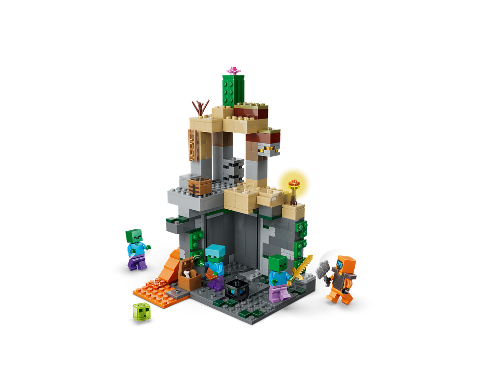 LEGO Set 21587-1 Zombie Dungeon (2026 Minecraft) | Rebrickable - Build ...
