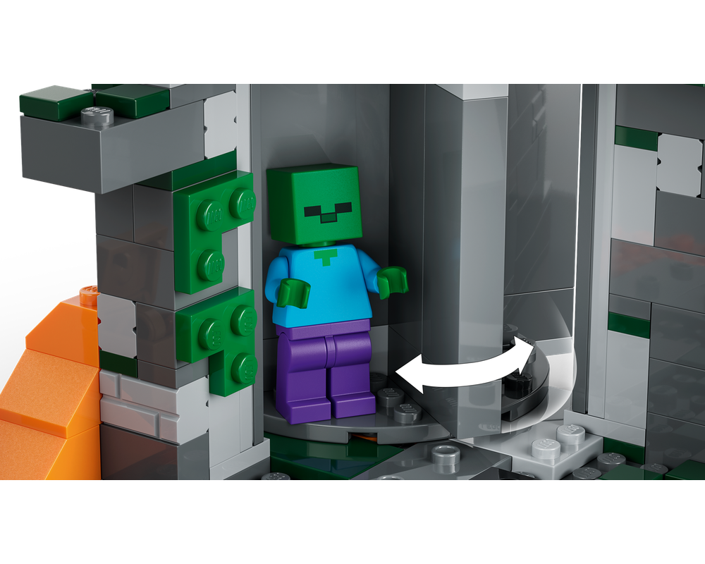 LEGO Set 21587-1 Zombie Dungeon (2026 Minecraft) | Rebrickable - Build ...