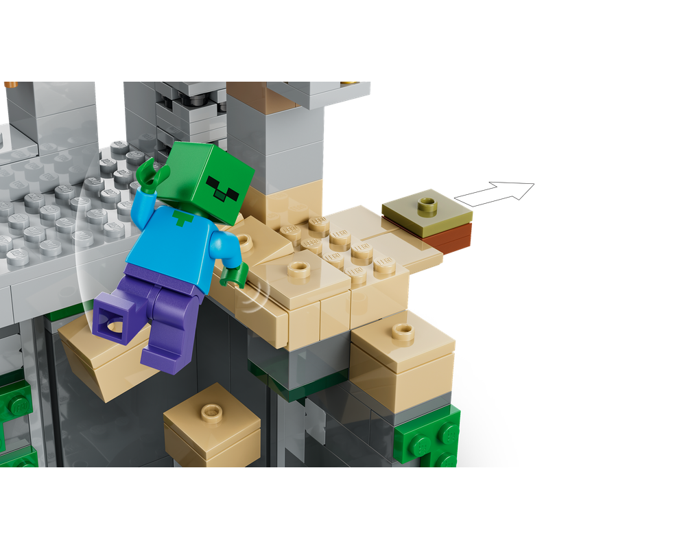 LEGO Set 21587-1 Zombie Dungeon (2026 Minecraft) | Rebrickable - Build ...