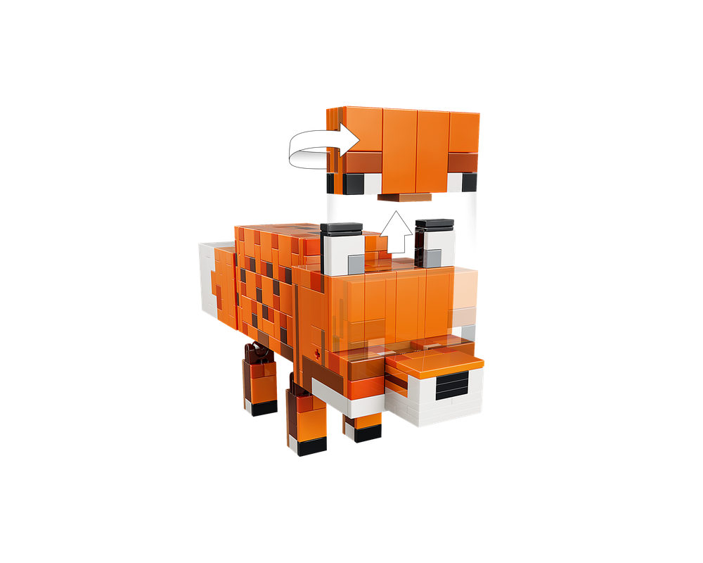 LEGO Set 21588-1 The Fox (2026 Minecraft) | Rebrickable - Build with LEGO