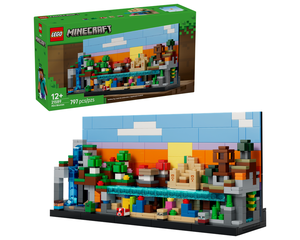 LEGO Set 21589-1 Mini Biomes (2026 Minecraft) | Rebrickable - Build ...