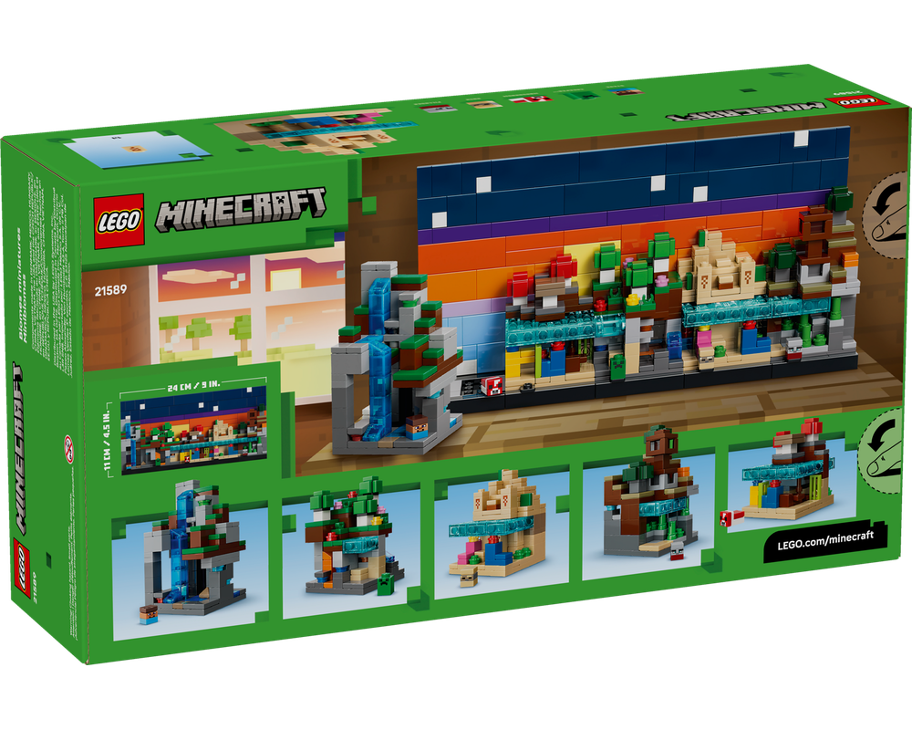 LEGO Set 21589-1 Mini Biomes (2026 Minecraft) | Rebrickable - Build ...