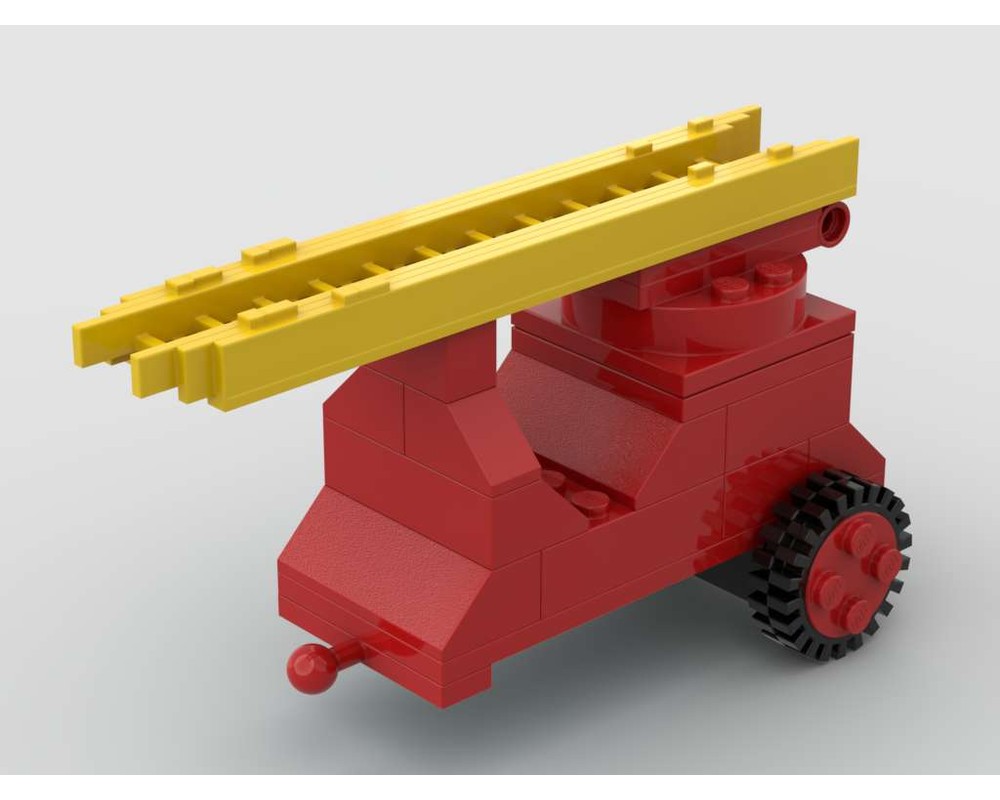 Lego Set 218 1 S4 Ladder Trailer 1977 Building Set With People Rebrickable Build With Lego 