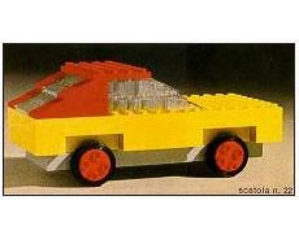 LEGO Set 22-1 Car (1971 Minitalia) | Rebrickable - Build with LEGO