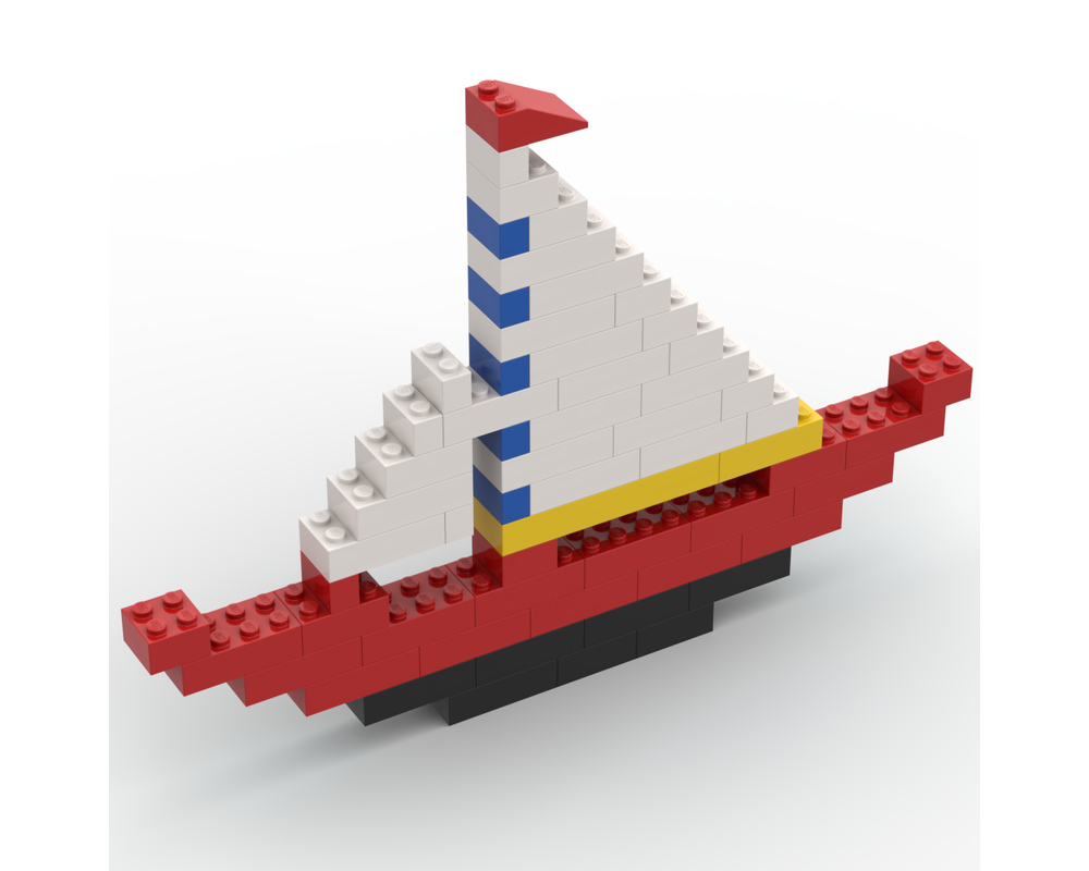 LEGO Set 221-1-c16 Sailing Ship (1973 Books > Ideas Books ...