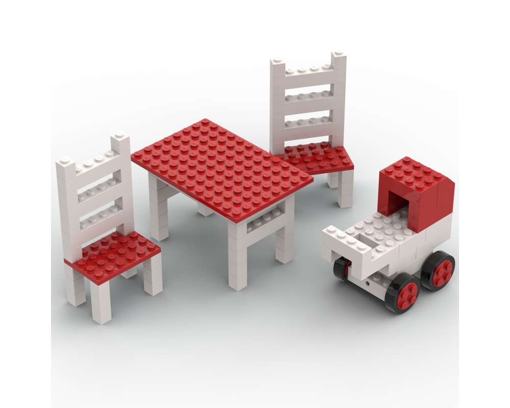 LEGO Set 221-1-c57 Dining Room (1973 Books > Ideas Books) | Rebrickable ...