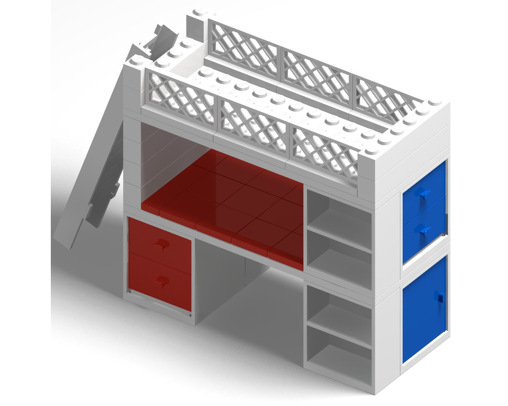 LEGO Set 222-1-c100 Bunk Bed (1975 Books > Ideas Books) | Rebrickable ...