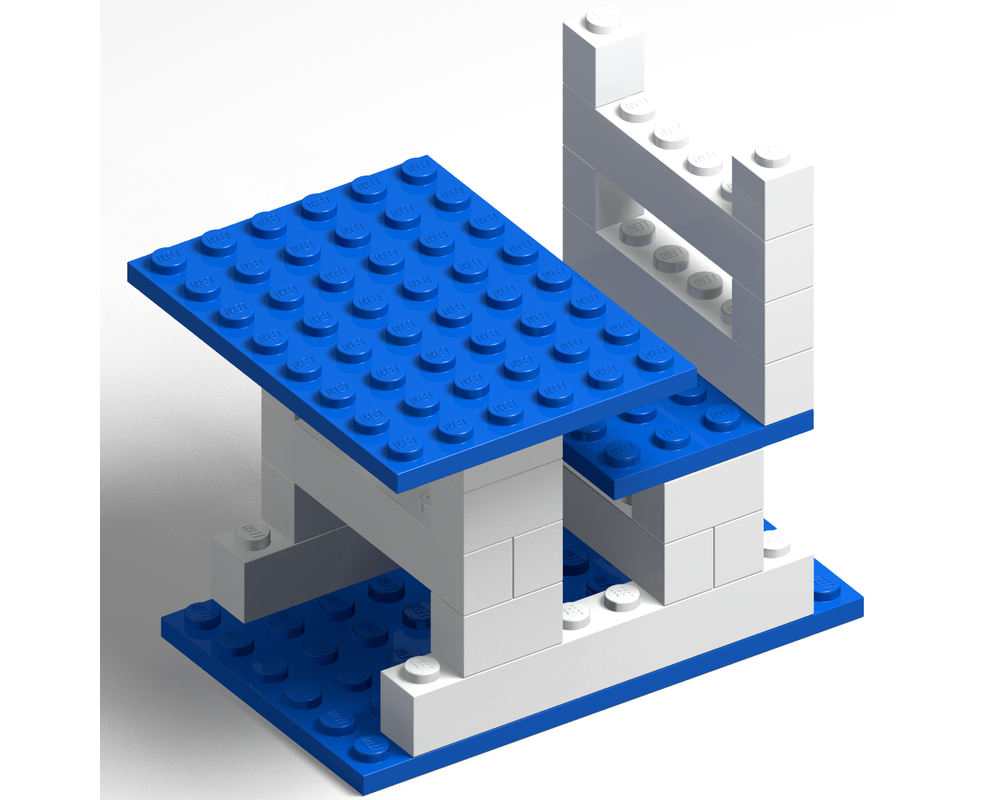 LEGO Set 222-1-c104 School Desk (1975 Books > Ideas Books ...