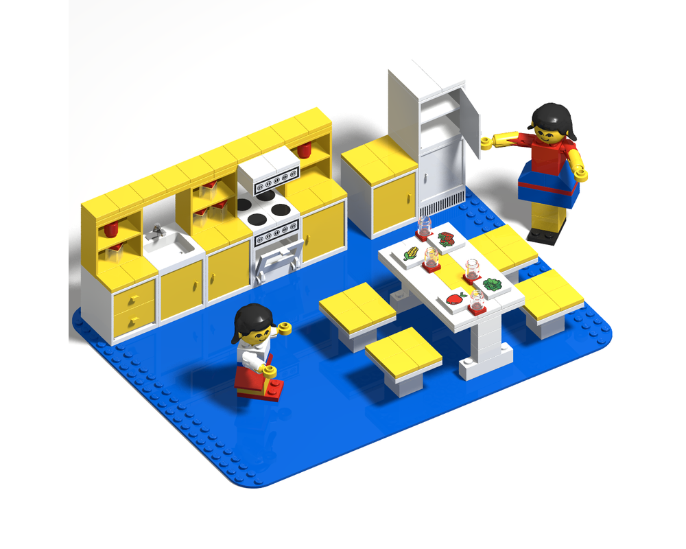 LEGO Set 222-1-c108 Kitchen (1975 Books > Ideas Books) | Rebrickable ...