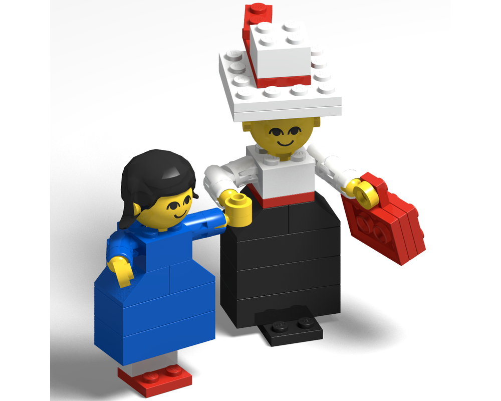 LEGO Set 222-1-c115 Grandmom and Child (1975 Books > Ideas Books ...