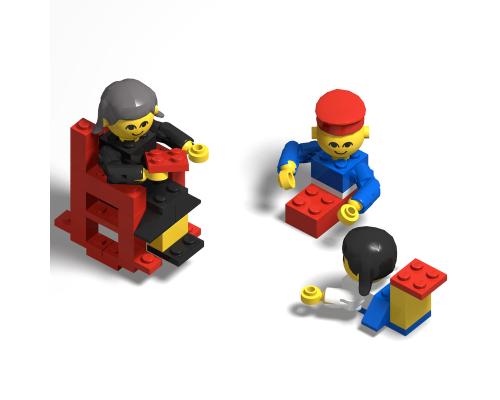 LEGO Set 222-1-c122 Grandmom and Children (1975 Books > Ideas Books ...