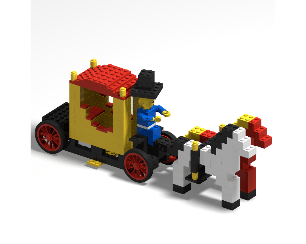 LEGO Set 222-1-c175 Wagon (1975 Castle) | Rebrickable - Build with LEGO