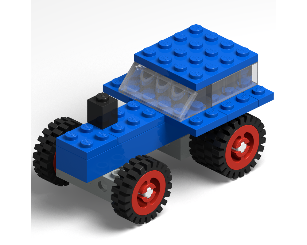 LEGO Set 222-1-c212 Technic Tractor (1975 Books > Ideas Books ...