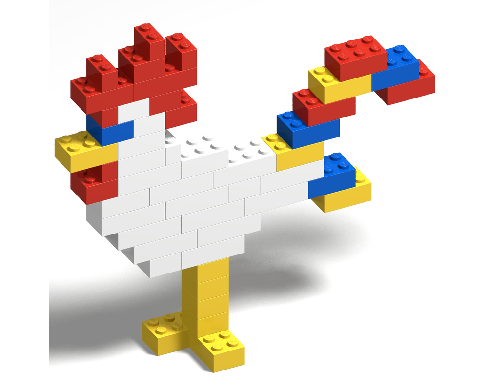 LEGO Set 222-1-c40 Rooster (1975 Books > Ideas Books) | Rebrickable ...