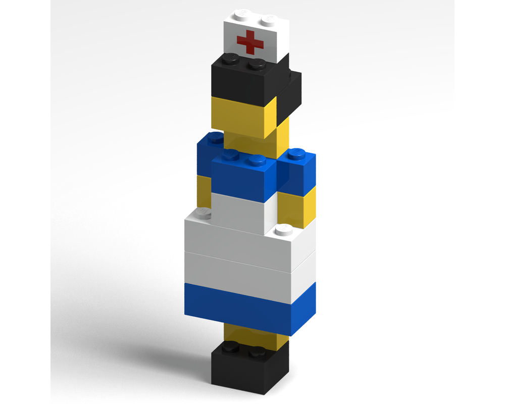 LEGO Set 222-1-c46 Nurse (1975 Books) | Rebrickable - Build with LEGO