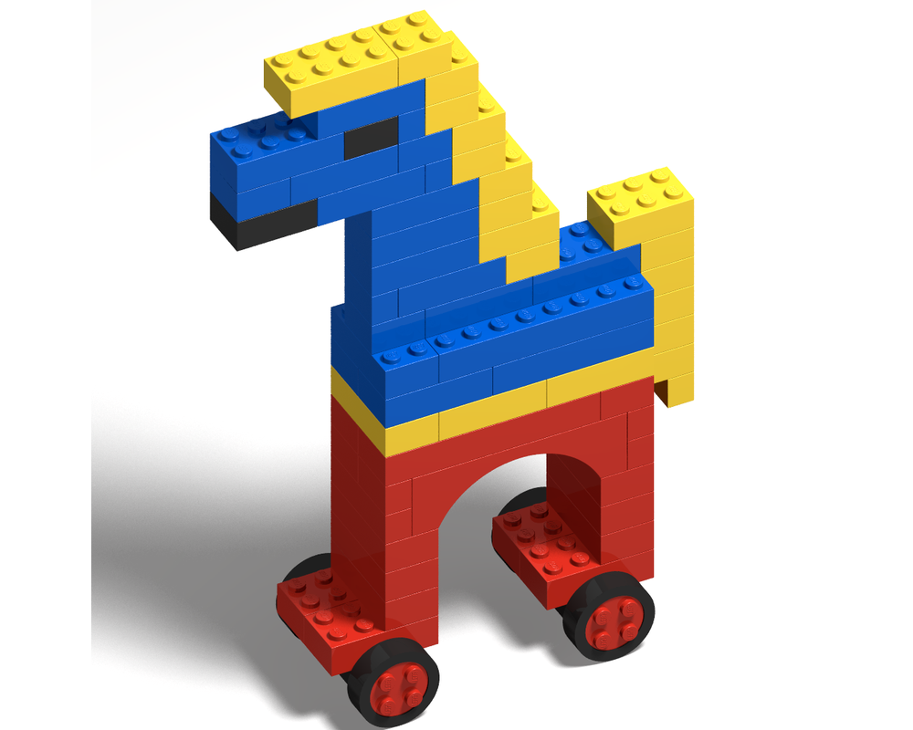 LEGO Set 222-1-c68 Rocking Horse (1975 Books > Ideas Books) | Rebrickable - Build with LEGO