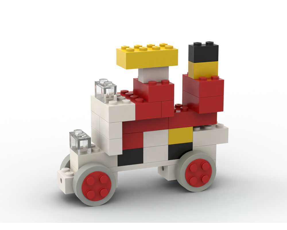 LEGO Set 223-1-c4 Scooter (1968 System > Samsonite) | Rebrickable ...