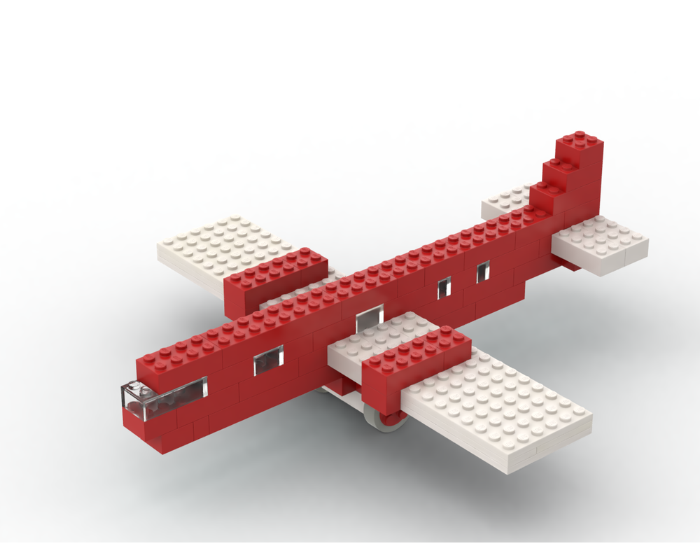 LEGO Set 223-1-c8 Plane (1968 System > Samsonite) | Rebrickable - Build ...