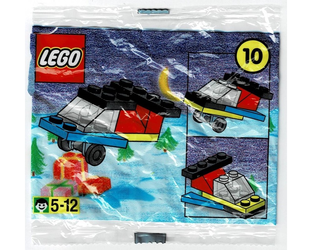 LEGO Set 2250-1-s10 2000 - Day 10: Plane (2000 Seasonal > Advent ...