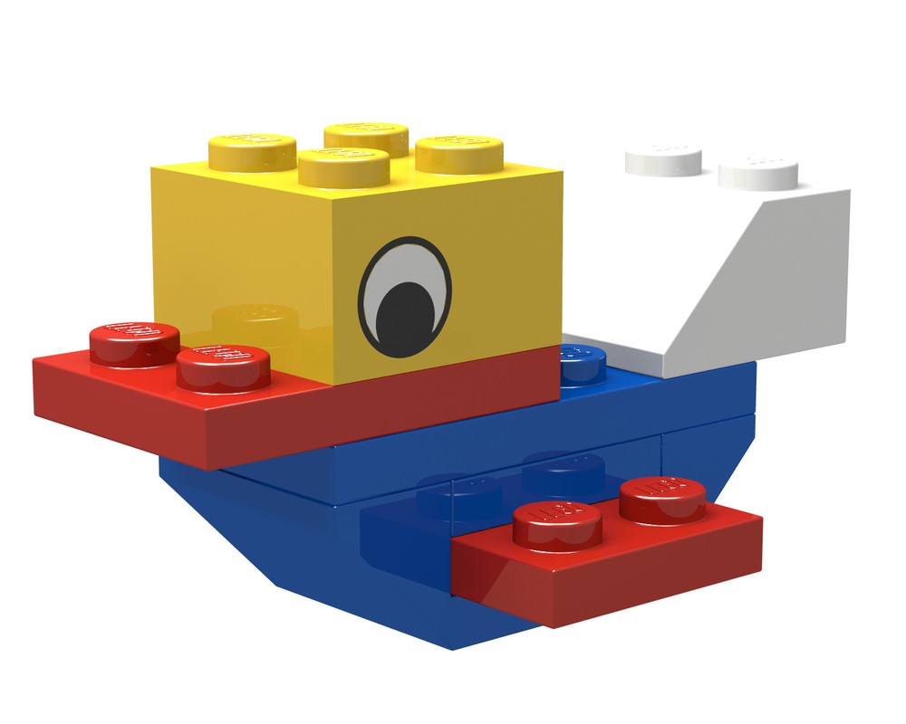 LEGO Set 2250-1-s12 2000 - Day 12: Duck (2000 Seasonal > Advent ...