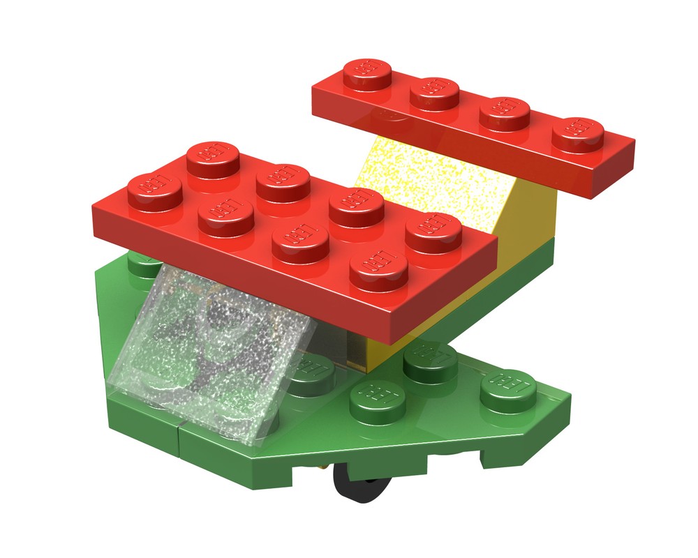 LEGO Set 2250-1-s16 2000 - Day 16: Plane (2000 Seasonal > Advent ...