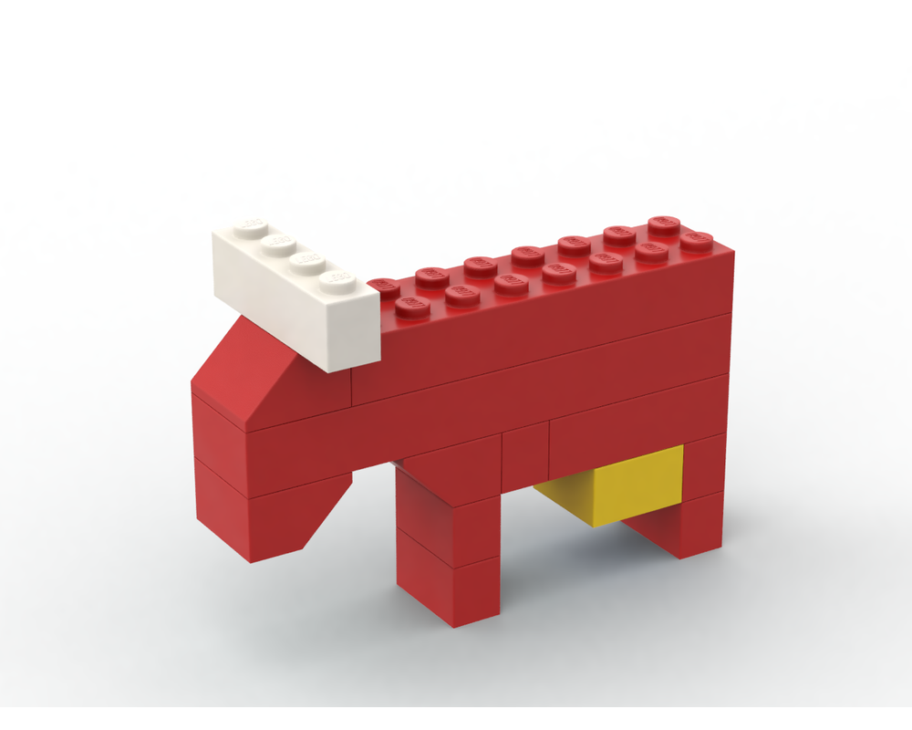 LEGO Set 226-2-c207 Cow (1981 Classic) | Rebrickable - Build with LEGO