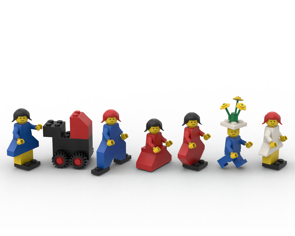 LEGO Set 226-2-c237 Minifigs with fancy clothes (1981 Classic ...