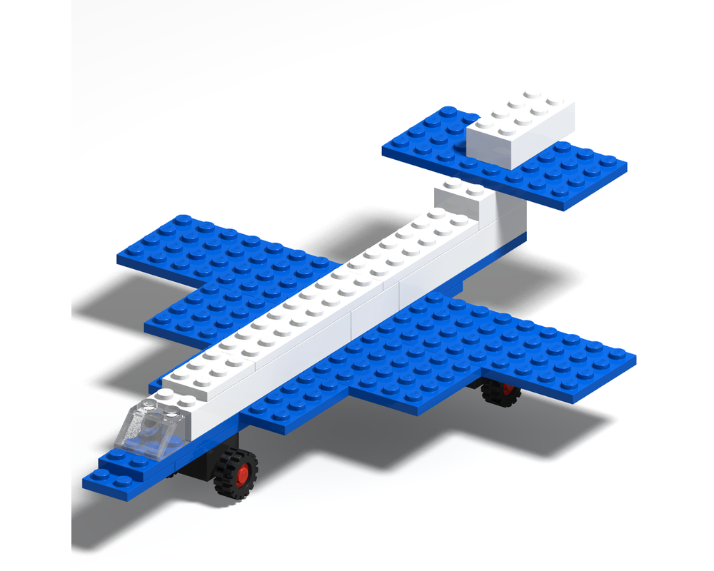 LEGO Set 226-2-c340 Blue & White Plane (1981 Books > Ideas Books ...
