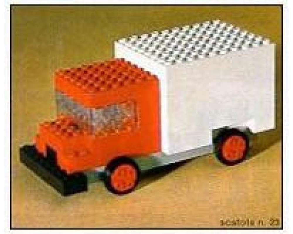 LEGO Set 23-1 Delivery Truck Set (1971 Minitalia) | Rebrickable - Build ...