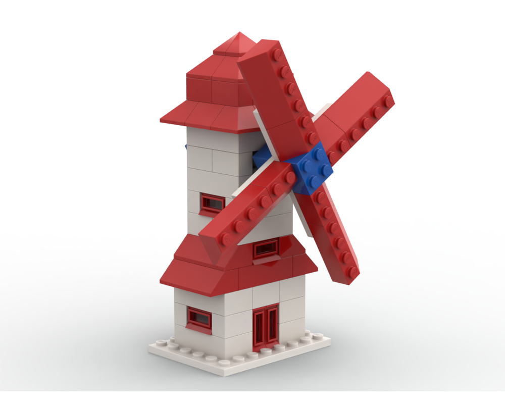 LEGO Set 238-1-c25 Windmill (1960 Books > Ideas Books) | Rebrickable - Build with LEGO