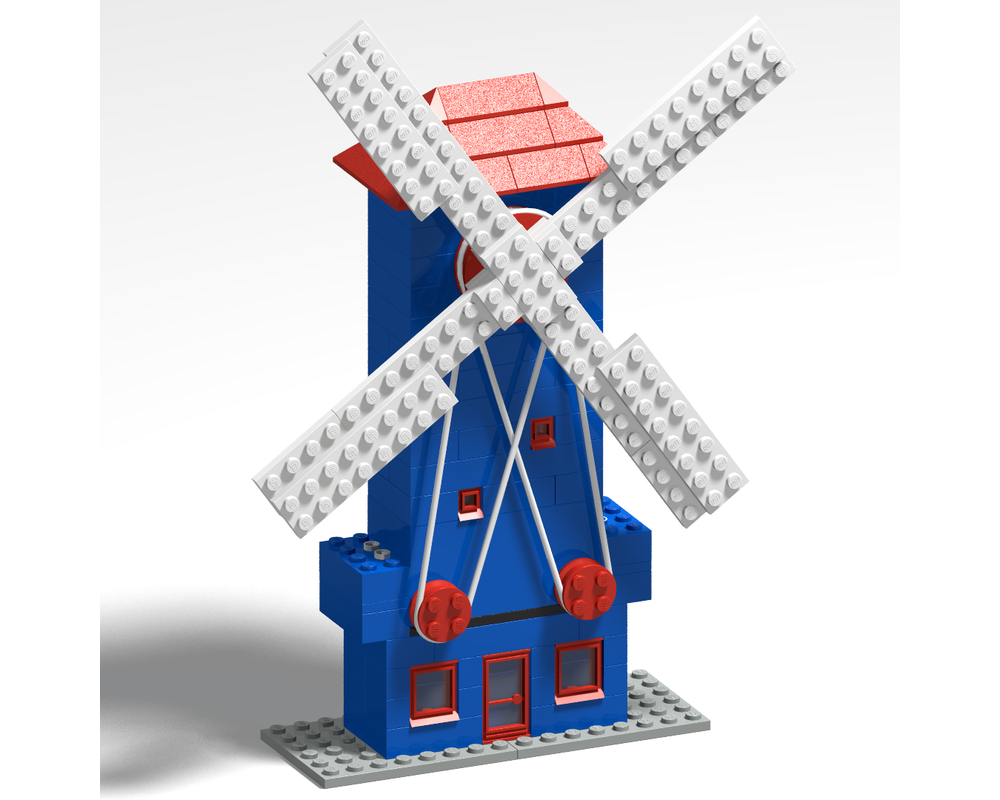 LEGO Set 238-7-c113 Electric Windmill (1963 City > Farm) | Rebrickable ...
