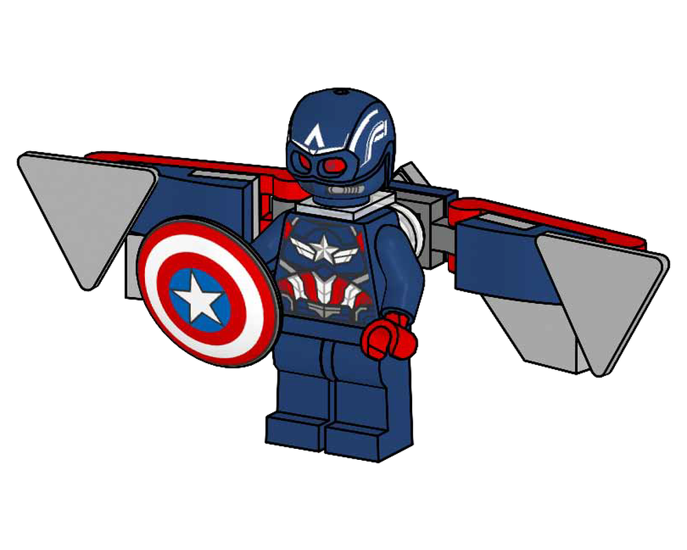 LEGO Set 242506-1 Captain America (2025 Super Heroes Marvel > Avengers ...