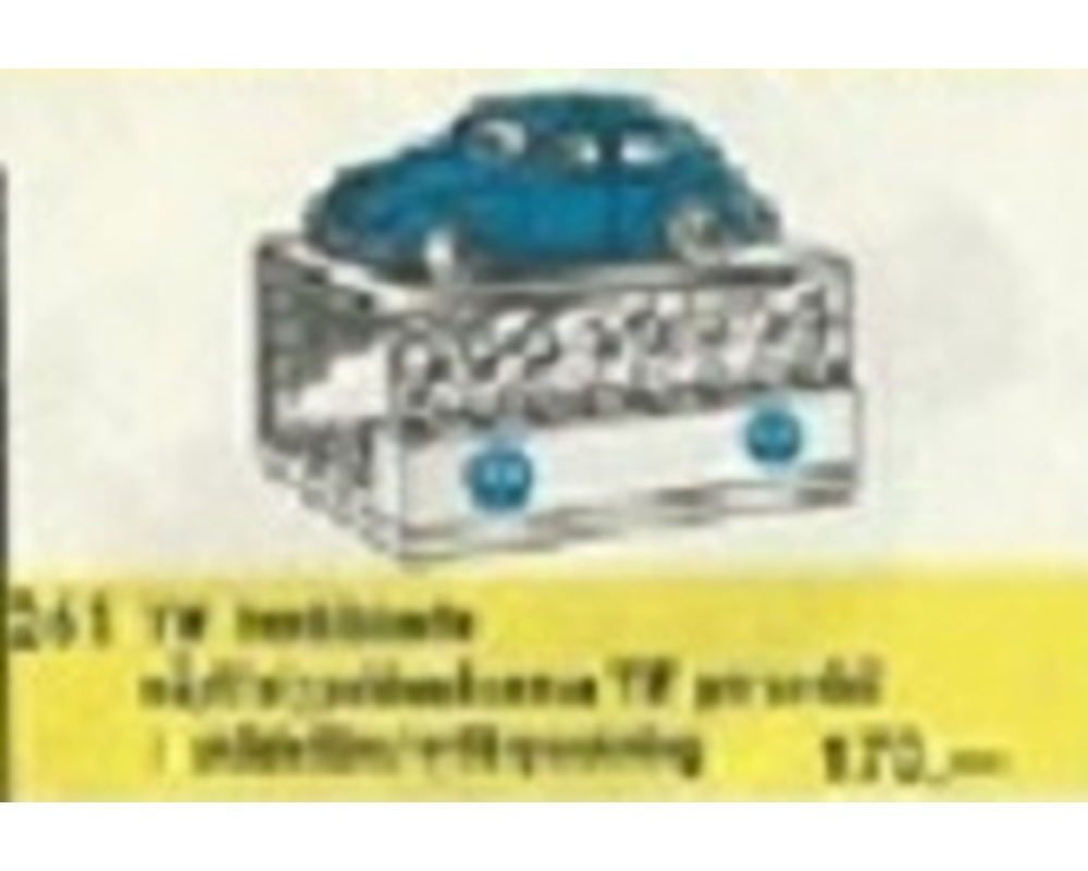 LEGO Set 261-2 1:87 VW Beetle with Showroom (1958 System > HO 1:87 ...