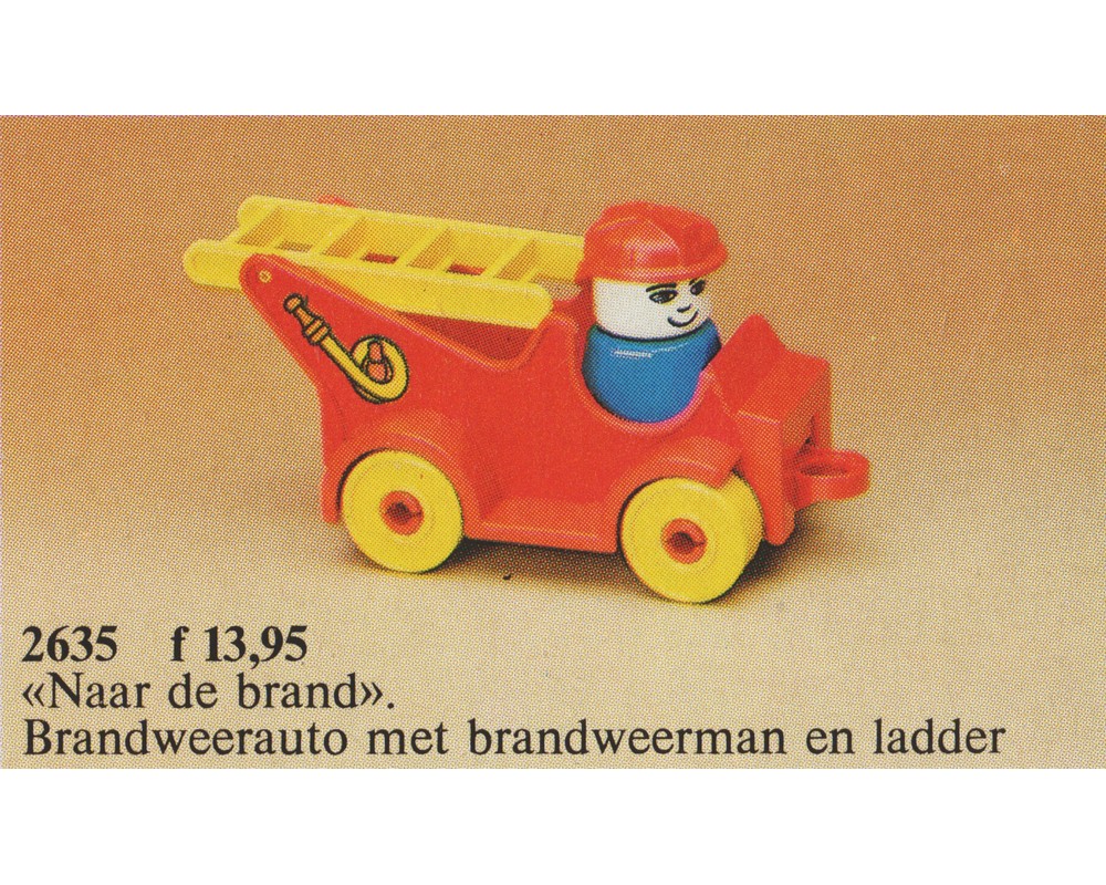 LEGO Set 2635-1 Fire Engine (1982 Duplo > Town) | Rebrickable - Build ...