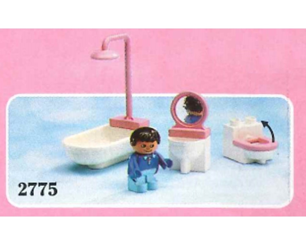 LEGO Set 2775-1 Bathroom (1991 Duplo > Playhouse) | Rebrickable - Build ...