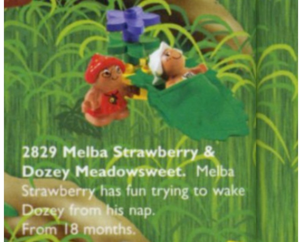 LEGO Set 2829-1 Nap Time (1999 Duplo > Little Forest Friends ...